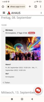 Ahaus (48683) Kirmes 08.09. - 11.09.2023 | Kirmesforum.de